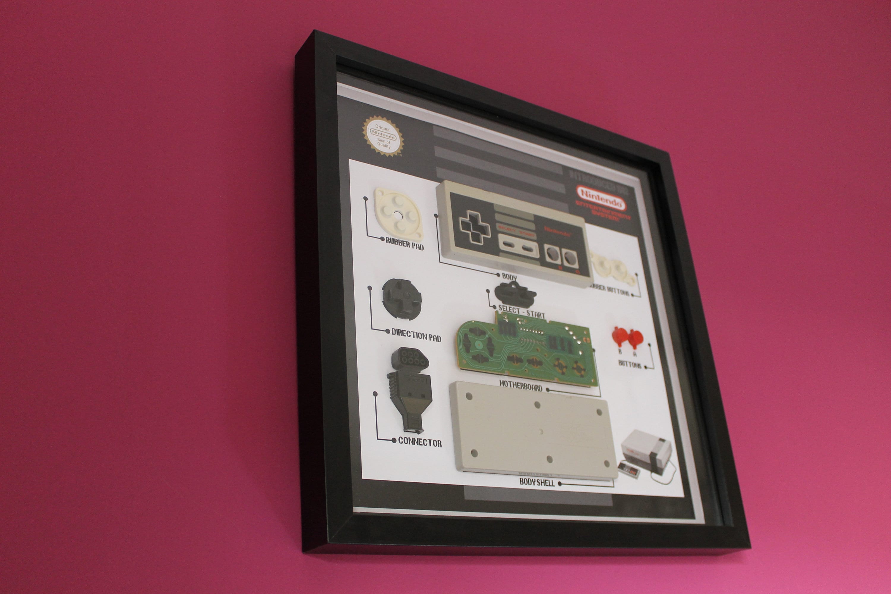 Download NES Controller Disassemble Layout Template PDF Format - Etsy