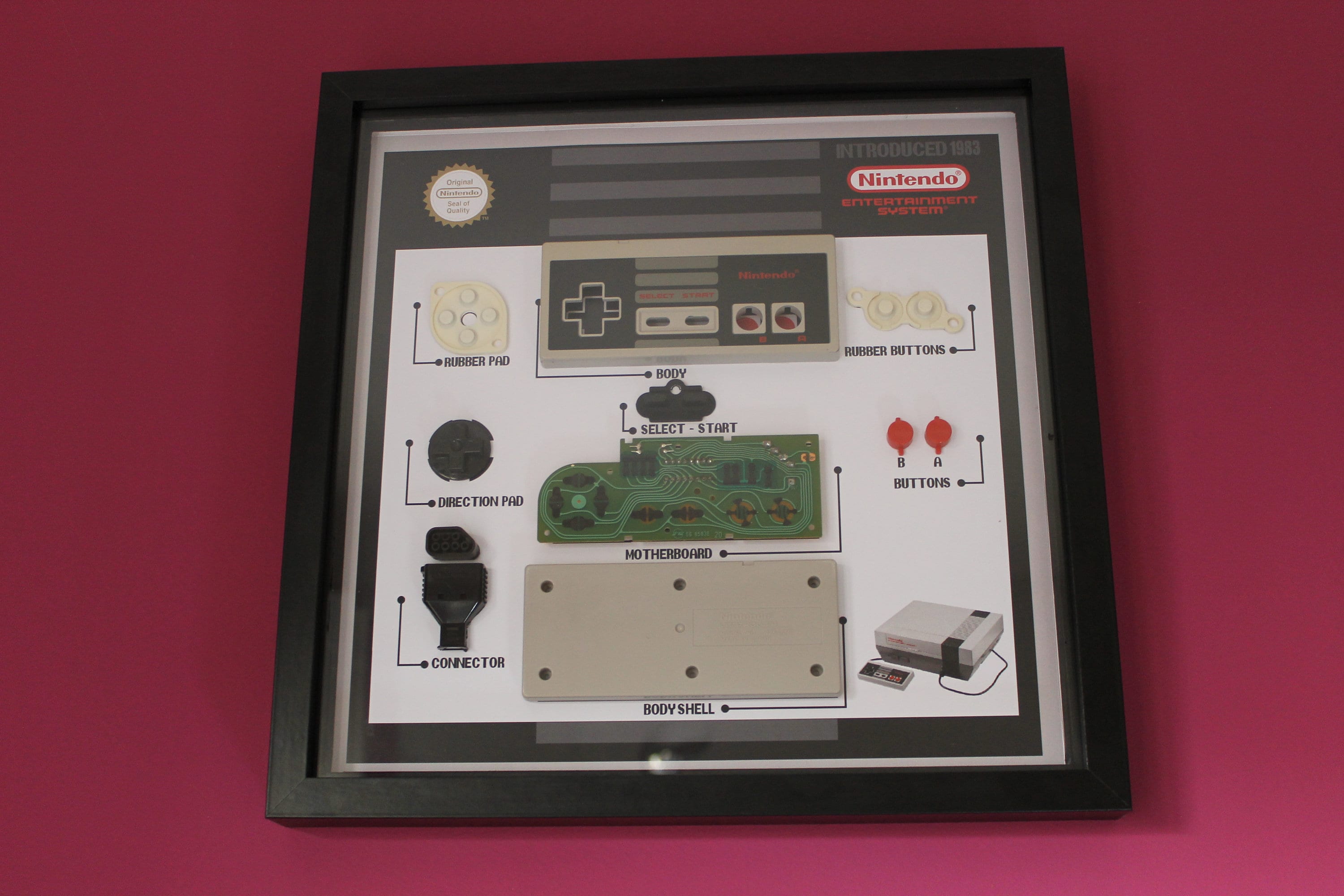 NES Shadow Box Diorama Controller Game Console Frame - Etsy