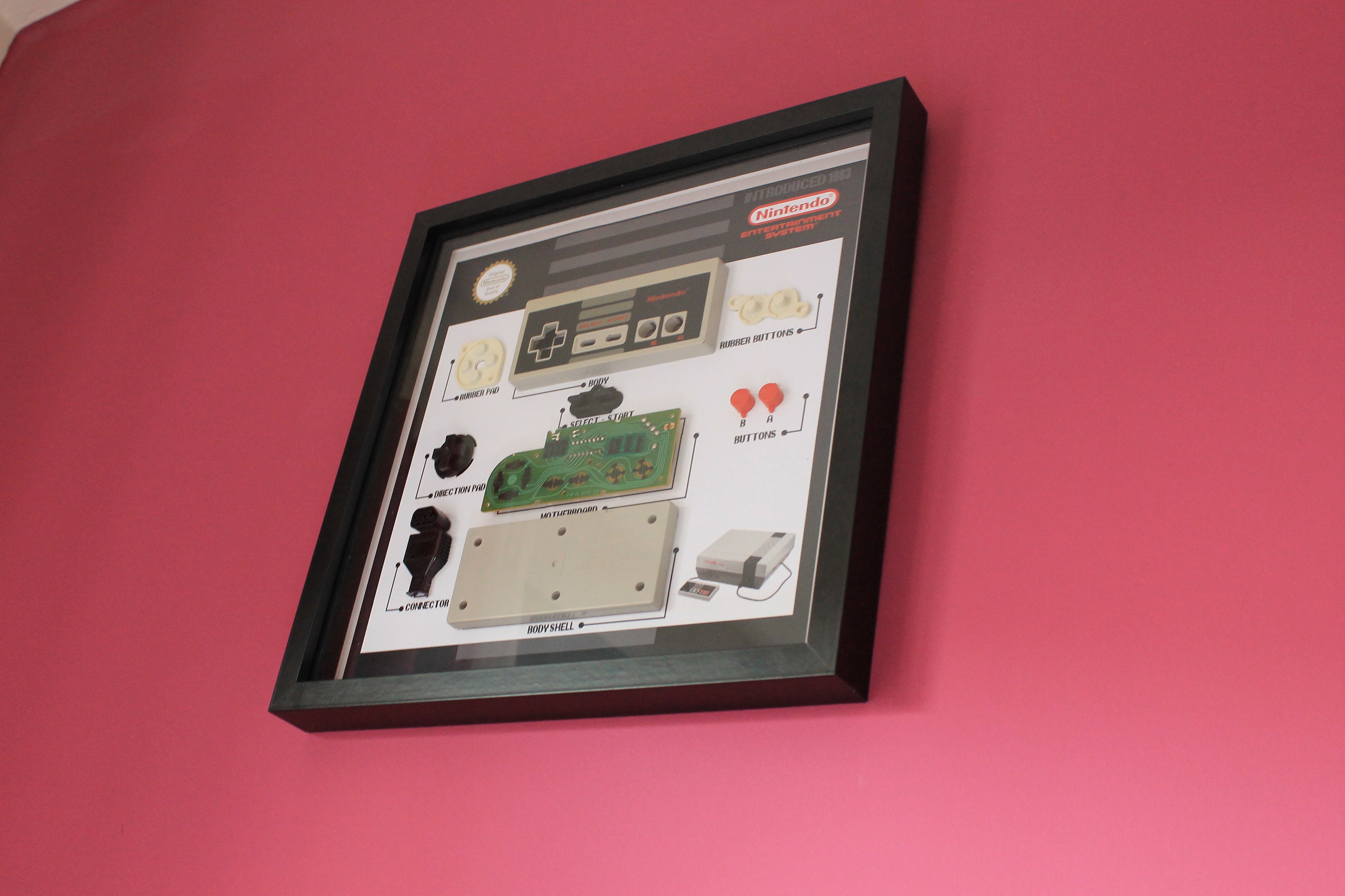 NES Shadow Box Diorama Controller Game Console Frame - Etsy