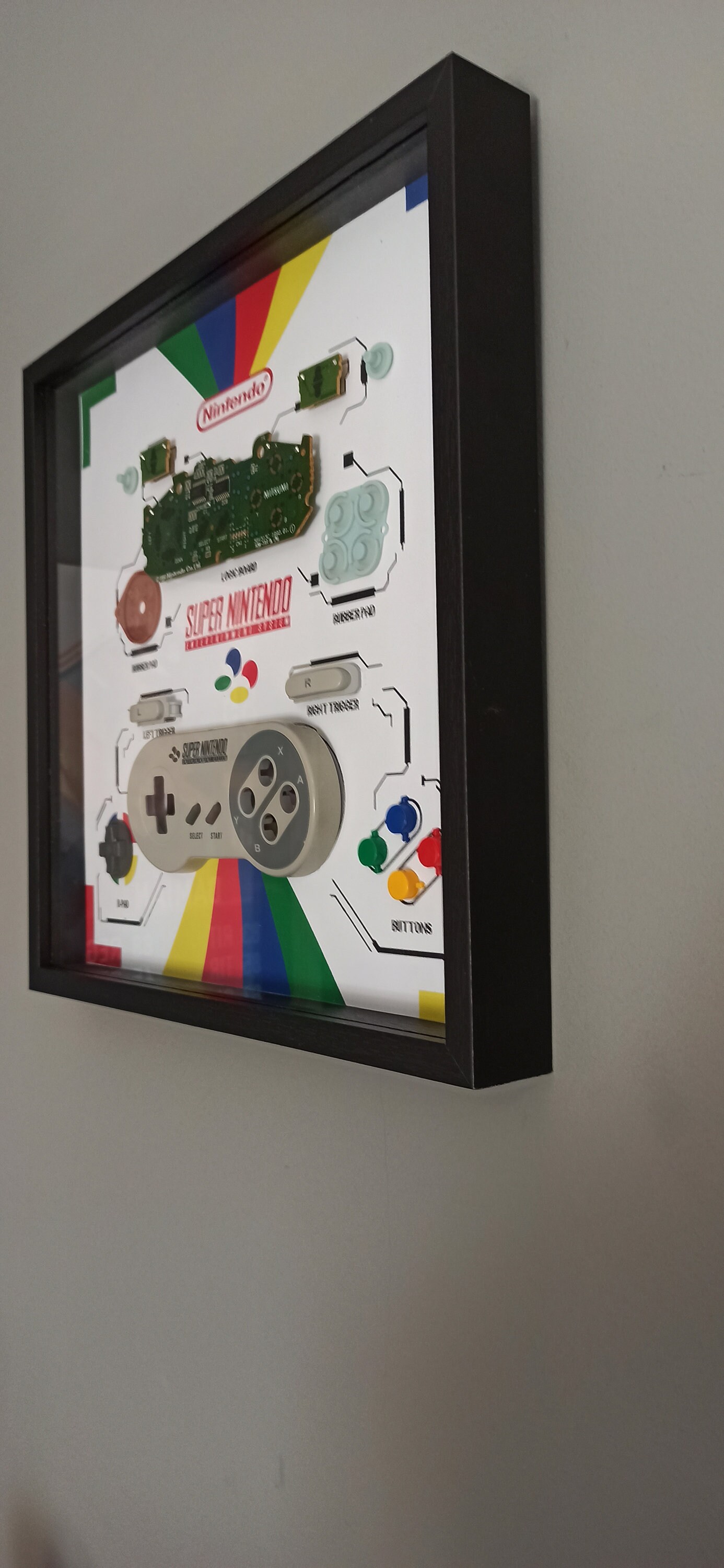 SNES Shadow Box Diorama Controller Game Console Frame - Etsy