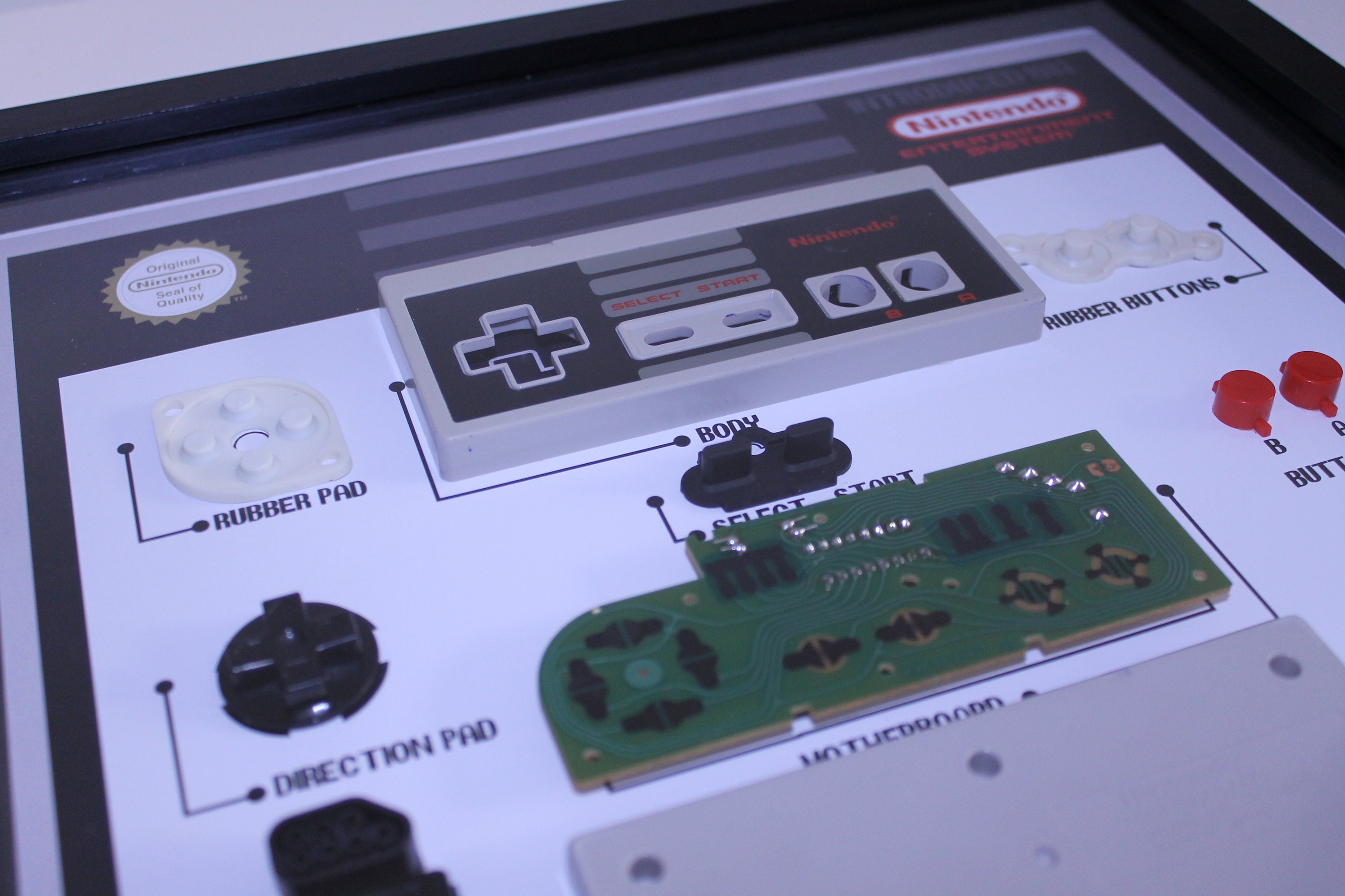 NES Shadow Box Diorama Controller Game Console Frame - Etsy