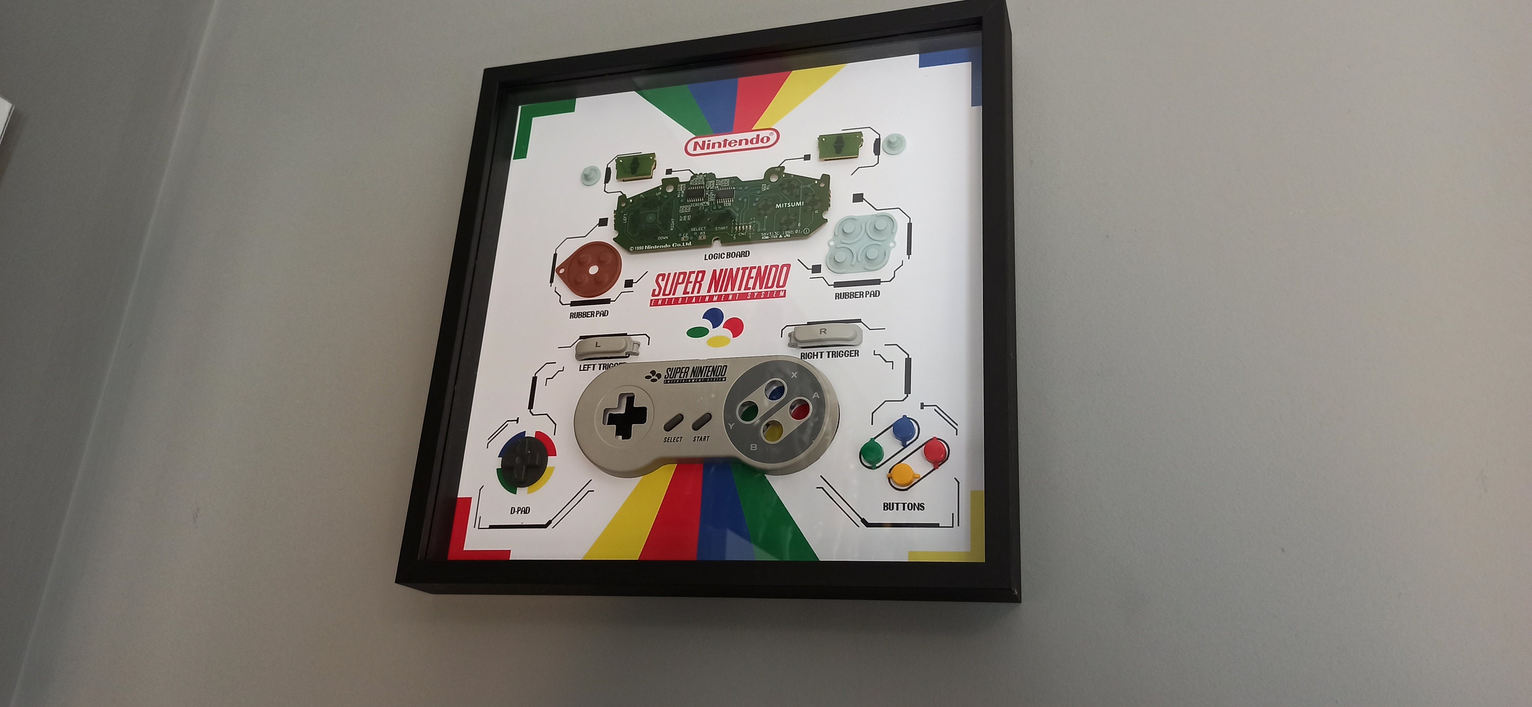 SNES Shadow Box Diorama Controller Game Console Frame - Etsy
