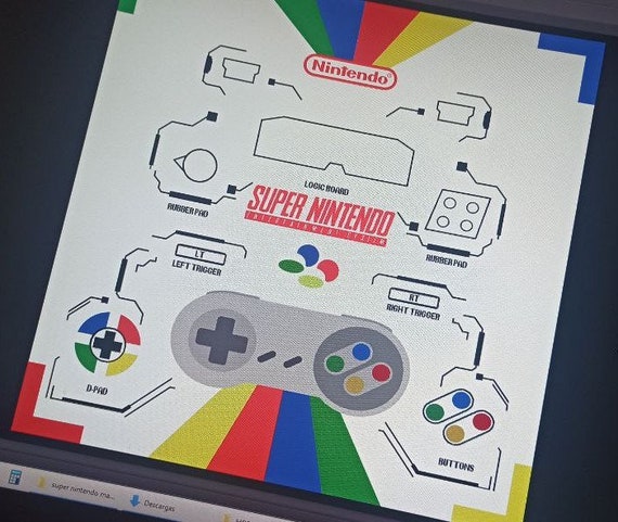 Snes Controller Layout