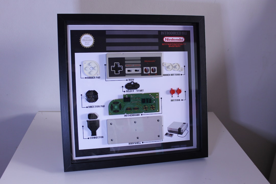NES Shadow Box Diorama Controller Game Console Frame - Etsy