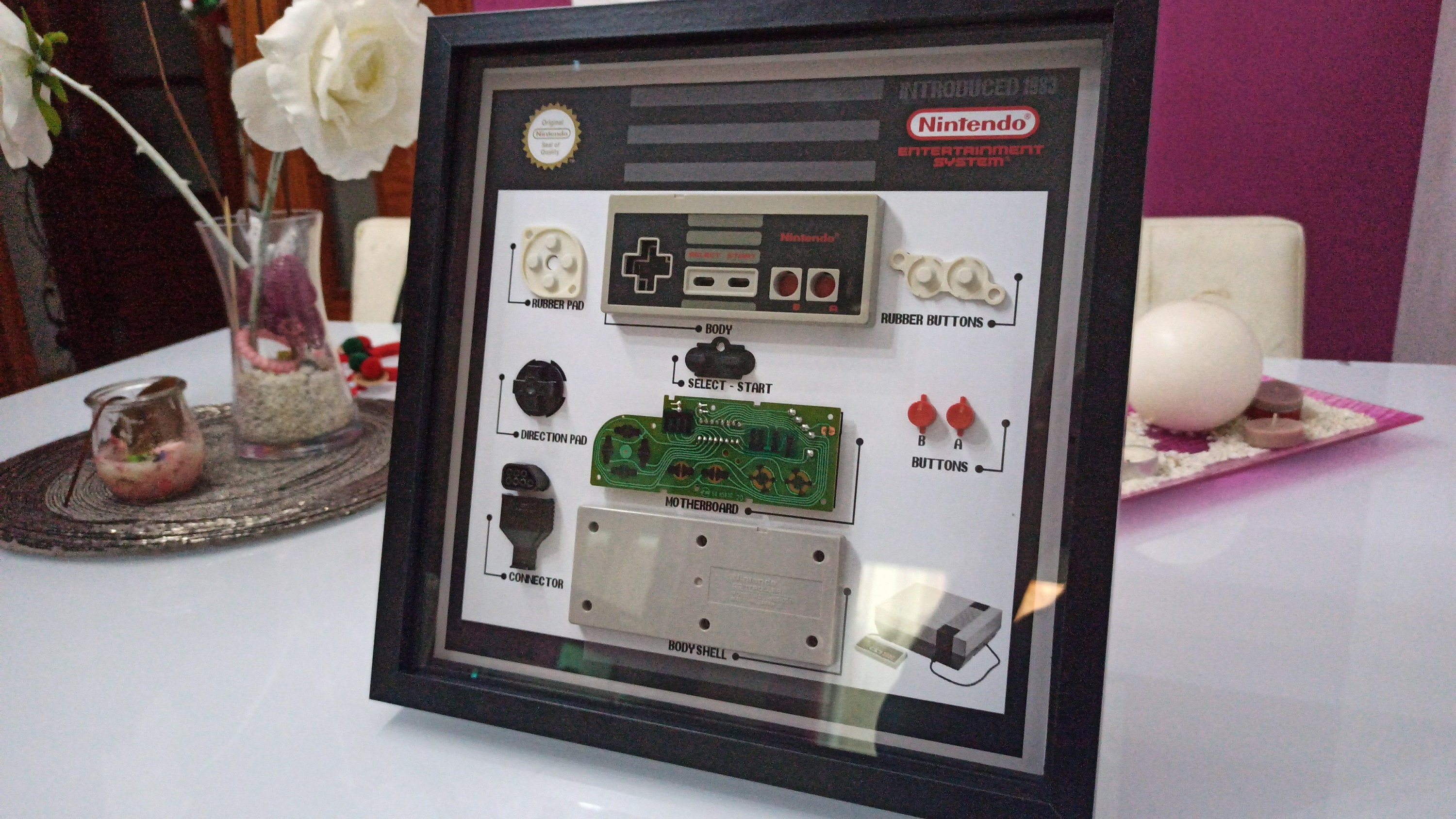 Download NES Controller Disassemble Layout Template PDF Format - Etsy