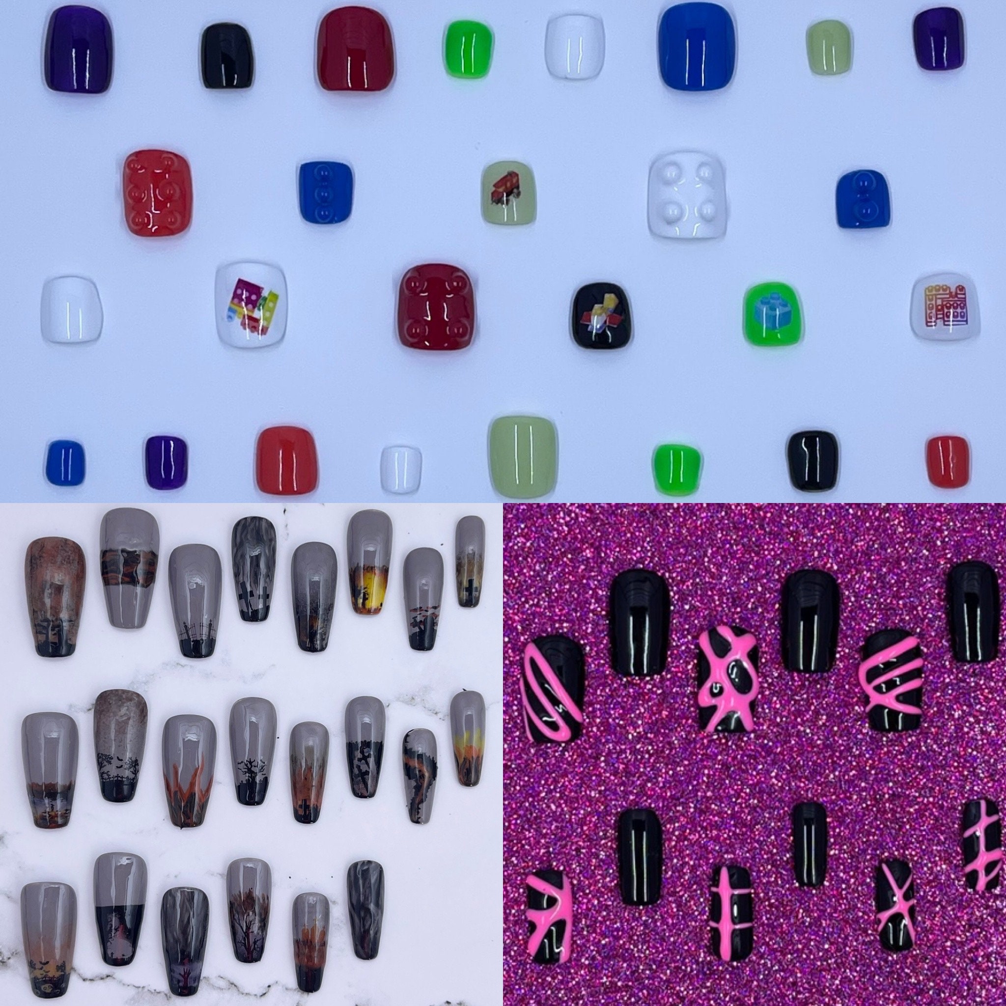 Nail Art Tier 1- Made to Order Press Ons - Etsy