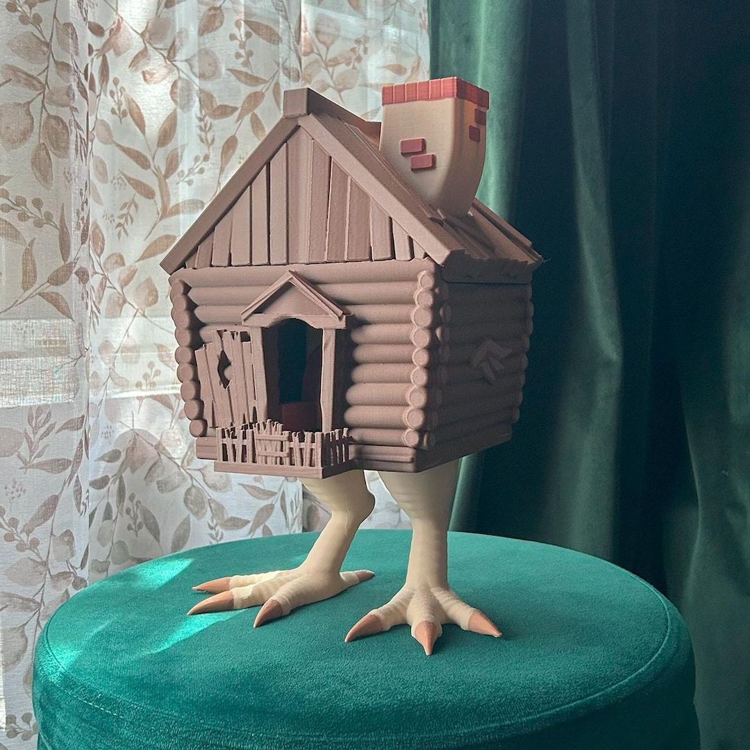 Baba Yaga's Hut on Chicken Legs Dice Roller: Hand-painted DND Gaming ...