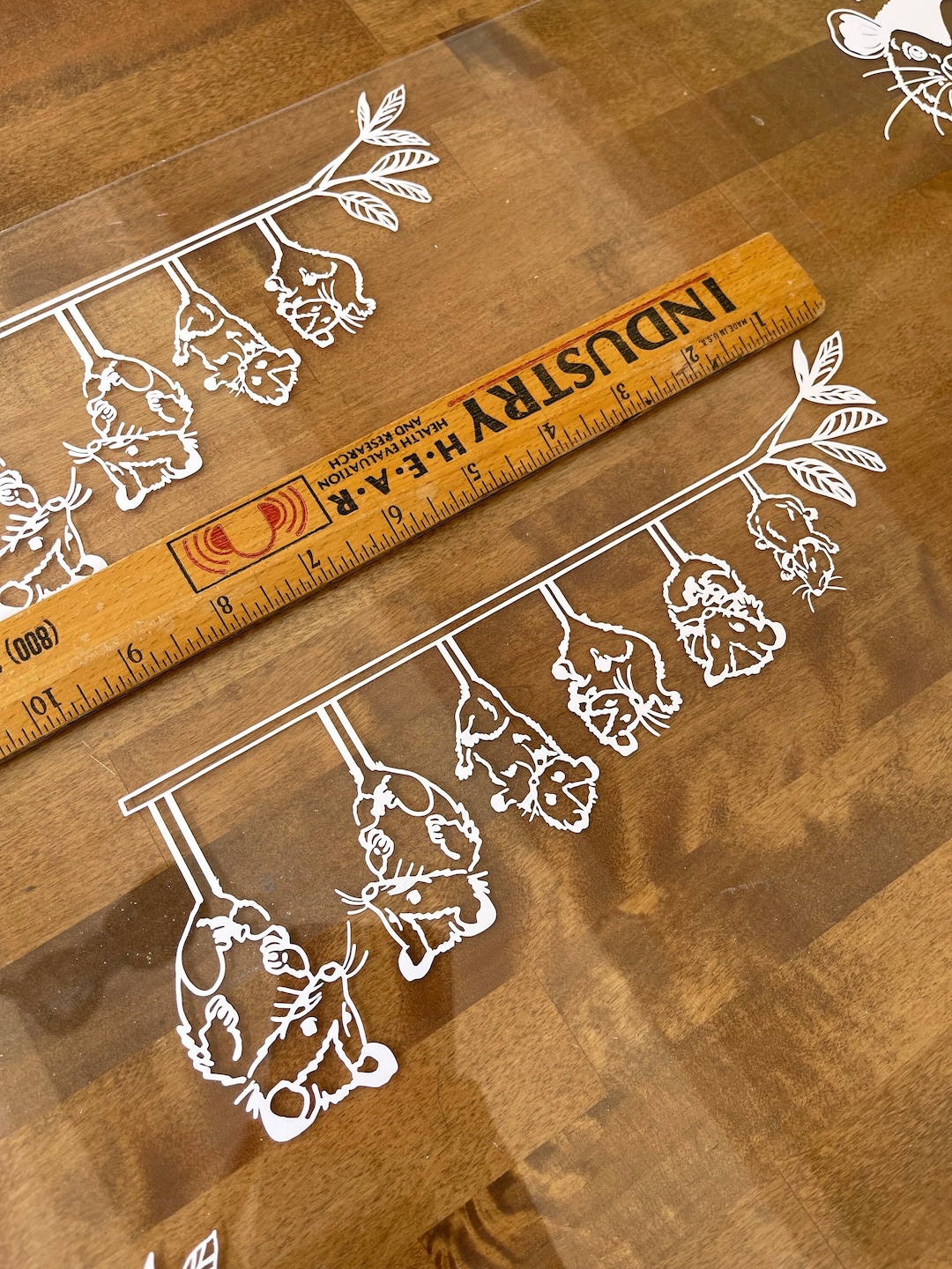 Decal : My Opossum Family Window Decal up to Six, Cute, Hanging Family ...