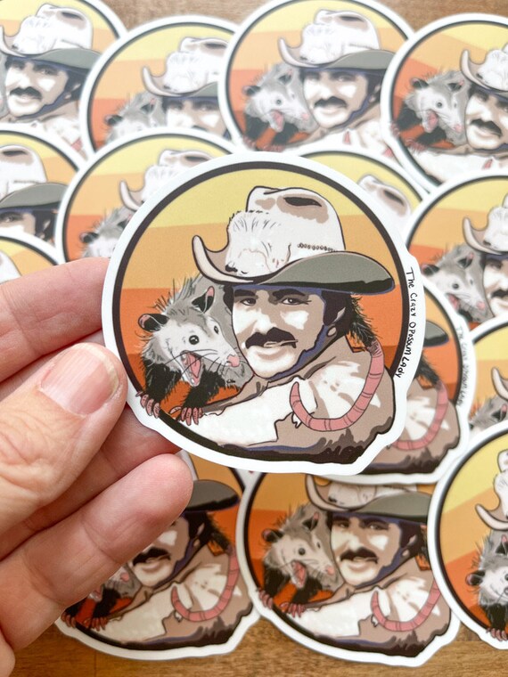 Sticker: Burt Reynolds P.I.C. Possum Opossum Planner Craft - Etsy