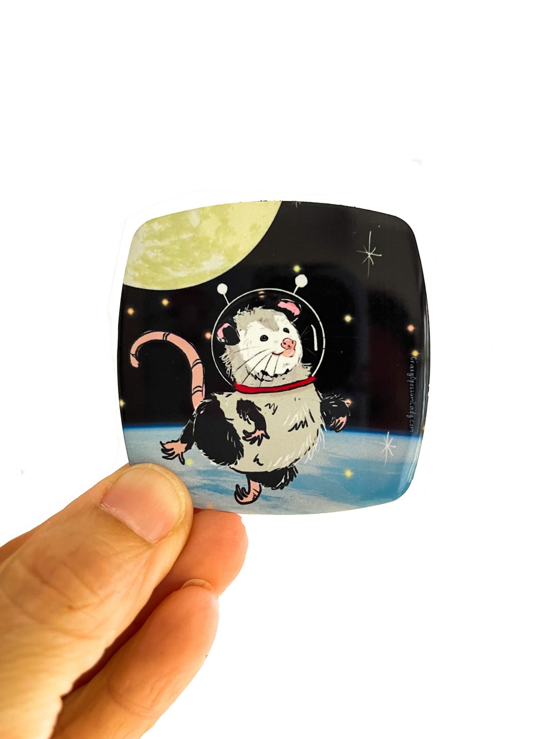 Magnet : Space Opossum Possum Animal, Wildlife, Woodland, Gift ...