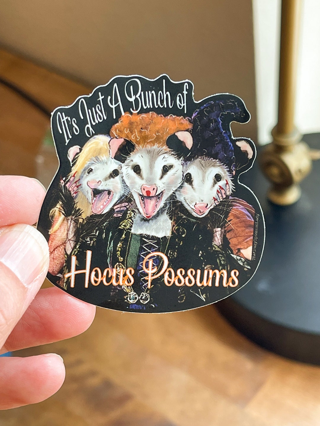 Sticker : Hocus Pocus Sanderson Sisters Halloween Opossum Lady, Possum ...