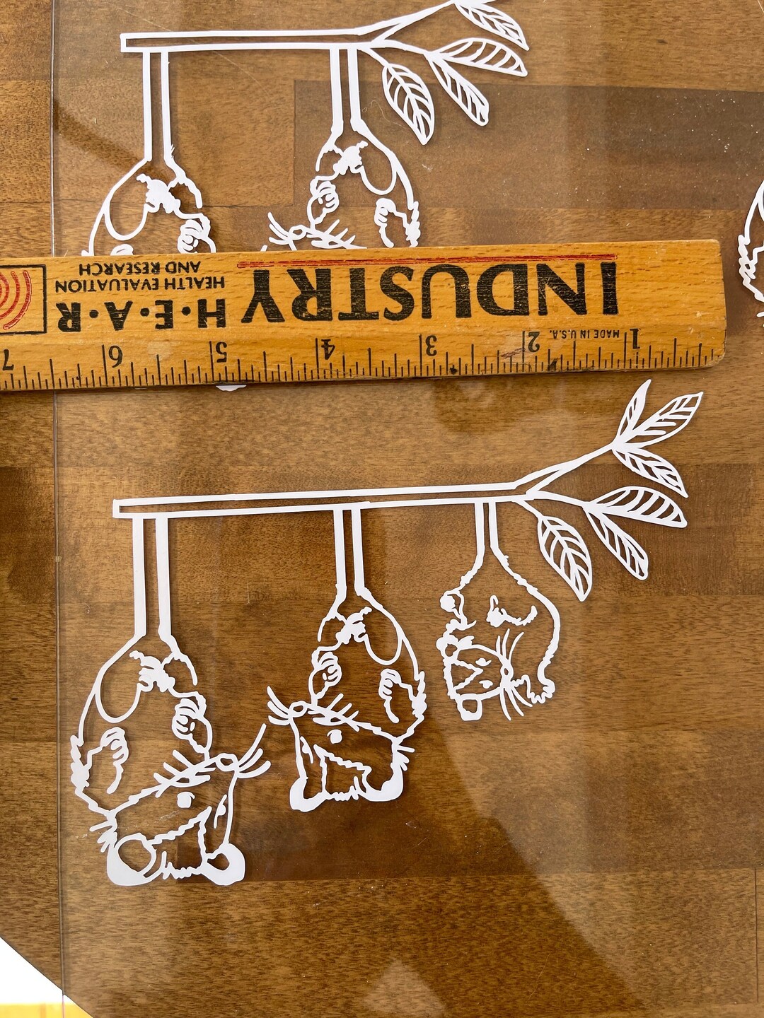 Decal : My Opossum Family Window Decal up to Six, Cute, Hanging Family ...