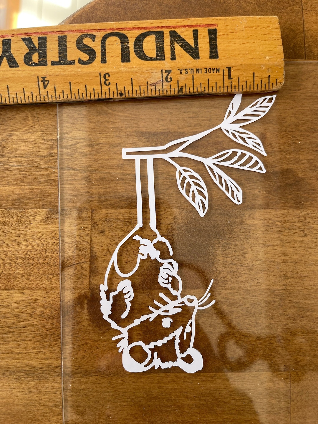 Decal : My Opossum Family Window Decal up to Six, Cute, Hanging Family ...