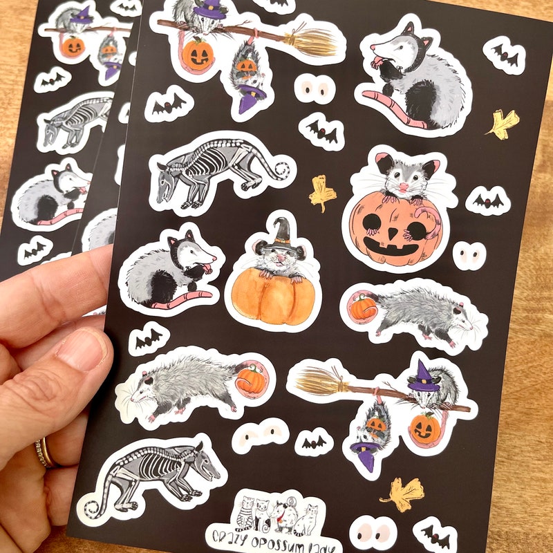 Opossum Stickers - Etsy