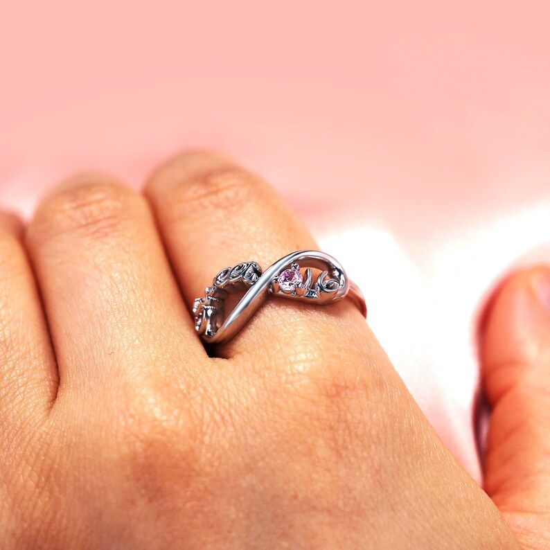 Personalized Sweet 16 Ring for Teen Girl Custom Infinity Ring - Etsy