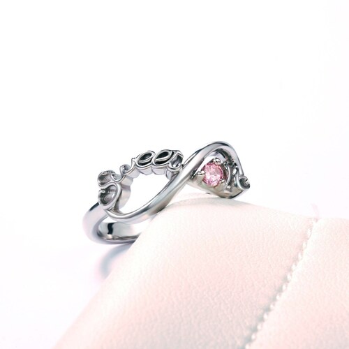 Personalized Sweet 16 Ring for Teen Girl Custom Infinity Ring - Etsy