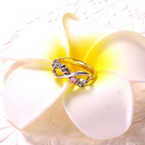 Personalized Sweet 16 Ring for Teen Girl, Custom Infinity Ring With ...