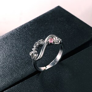 Personalized Sweet 16 Ring for Teen Girl, Custom Infinity Ring With ...