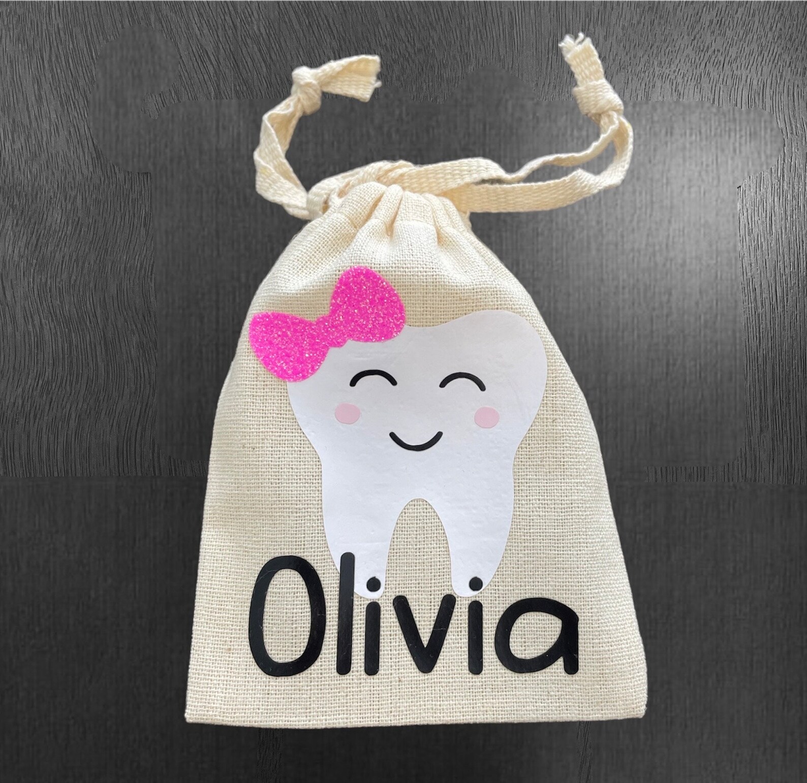 Personalized Tooth Fairy Bag, Tooth Fairy Treat Bag, Tooth Fairy Pouch ...