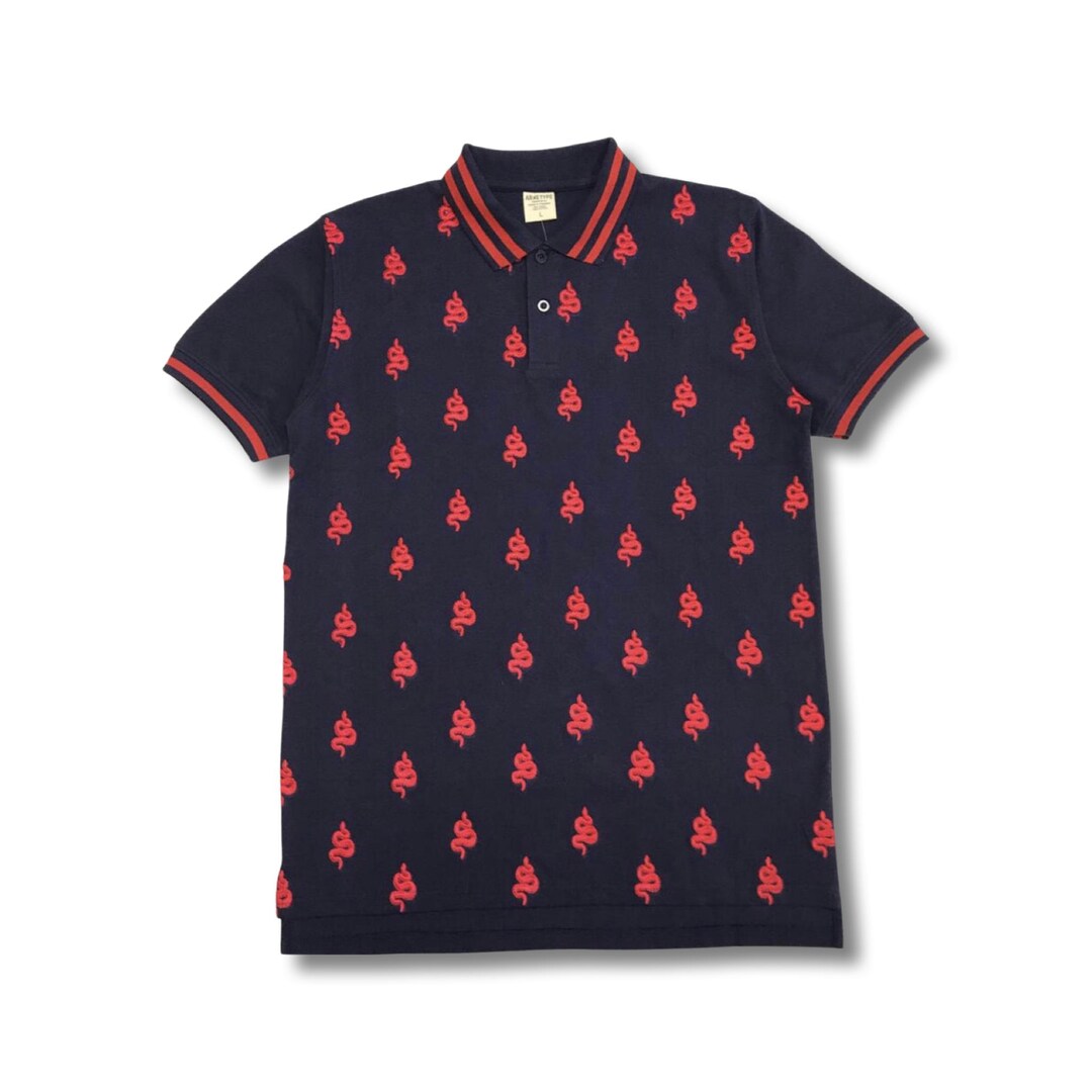 Ss All Over Emb Polo Shirt - Etsy