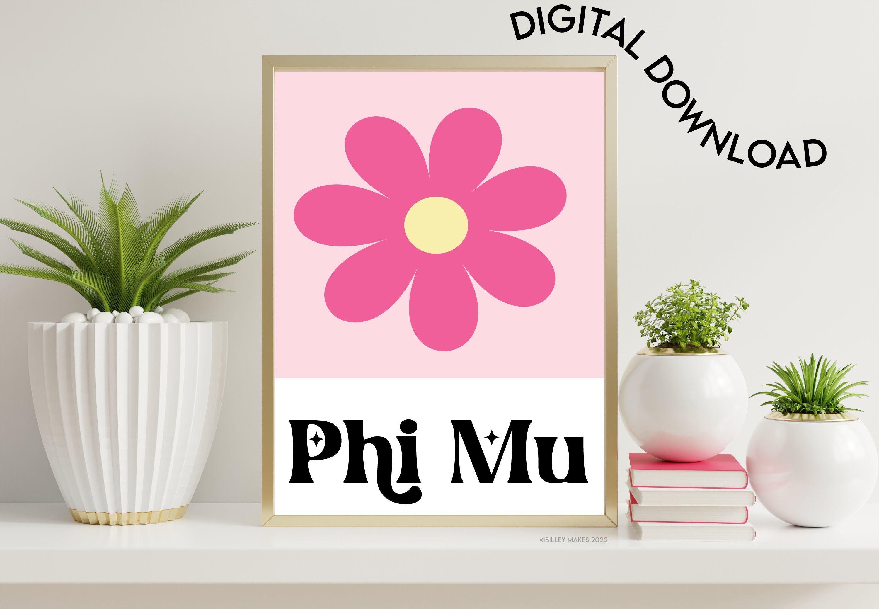 Phi Mu Printable Poster- Digital Download - Etsy