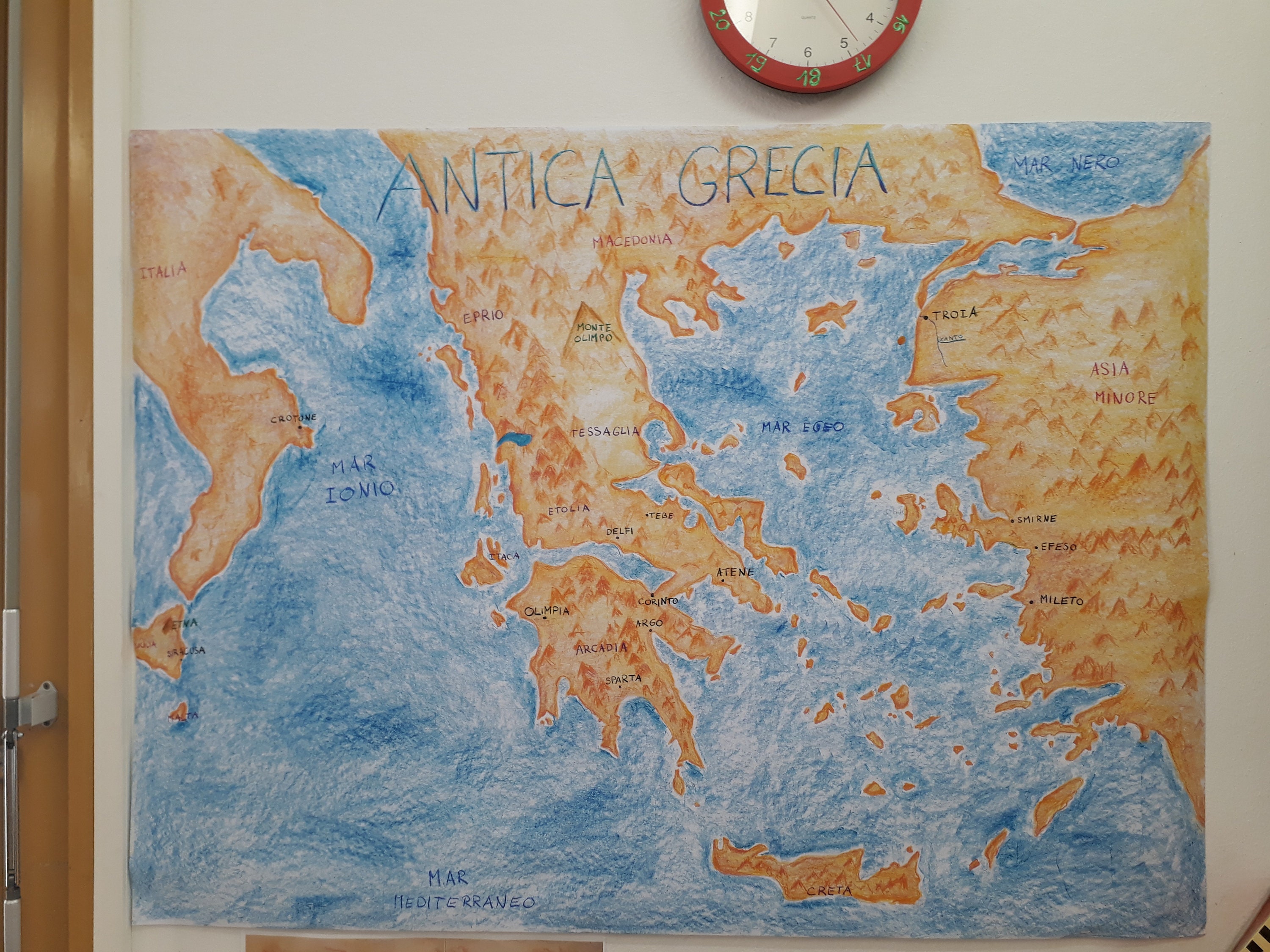 Giant Ancient Greece Map Printable English and TO FILL Version ...