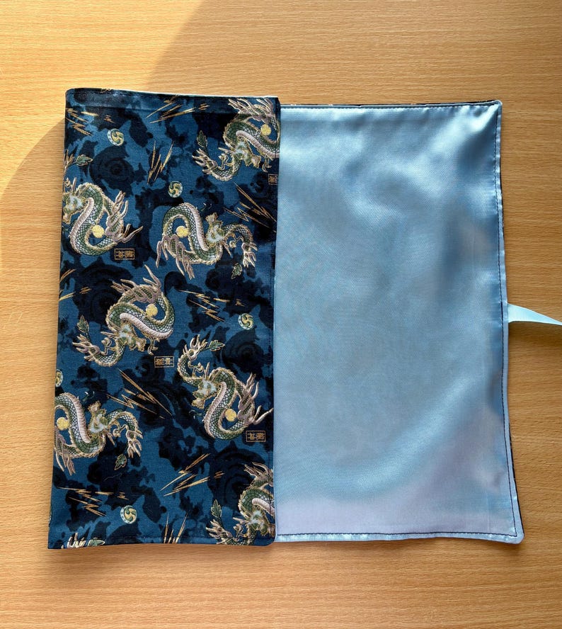 Chinese Dragon Blue and Gold Tarot Card Wrap/altar Cloth - Etsy UK