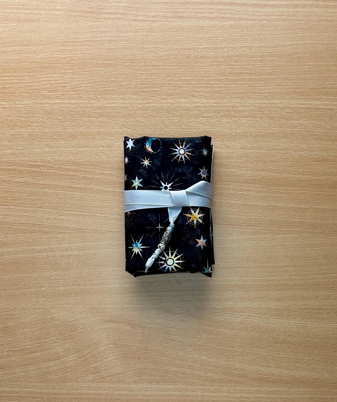 Celestial Moon and Stars Tarot Wrap/altar Cloth With Silver Lining ...