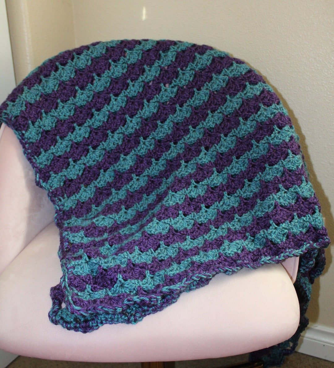 Shells Afghan - Etsy