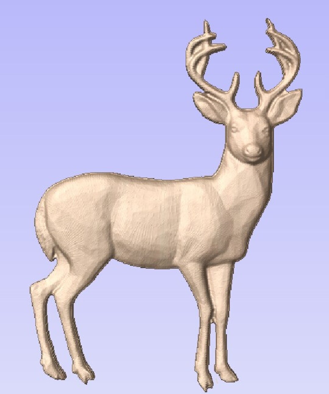Whitetail Buck 3 Pack 3D CNC File - Etsy