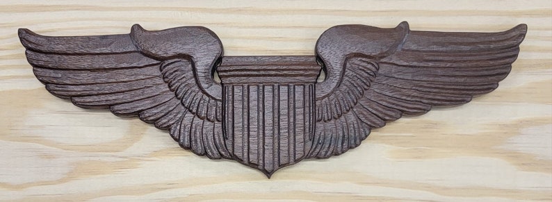 USAF Pilots Wings 3D CNC File - Etsy