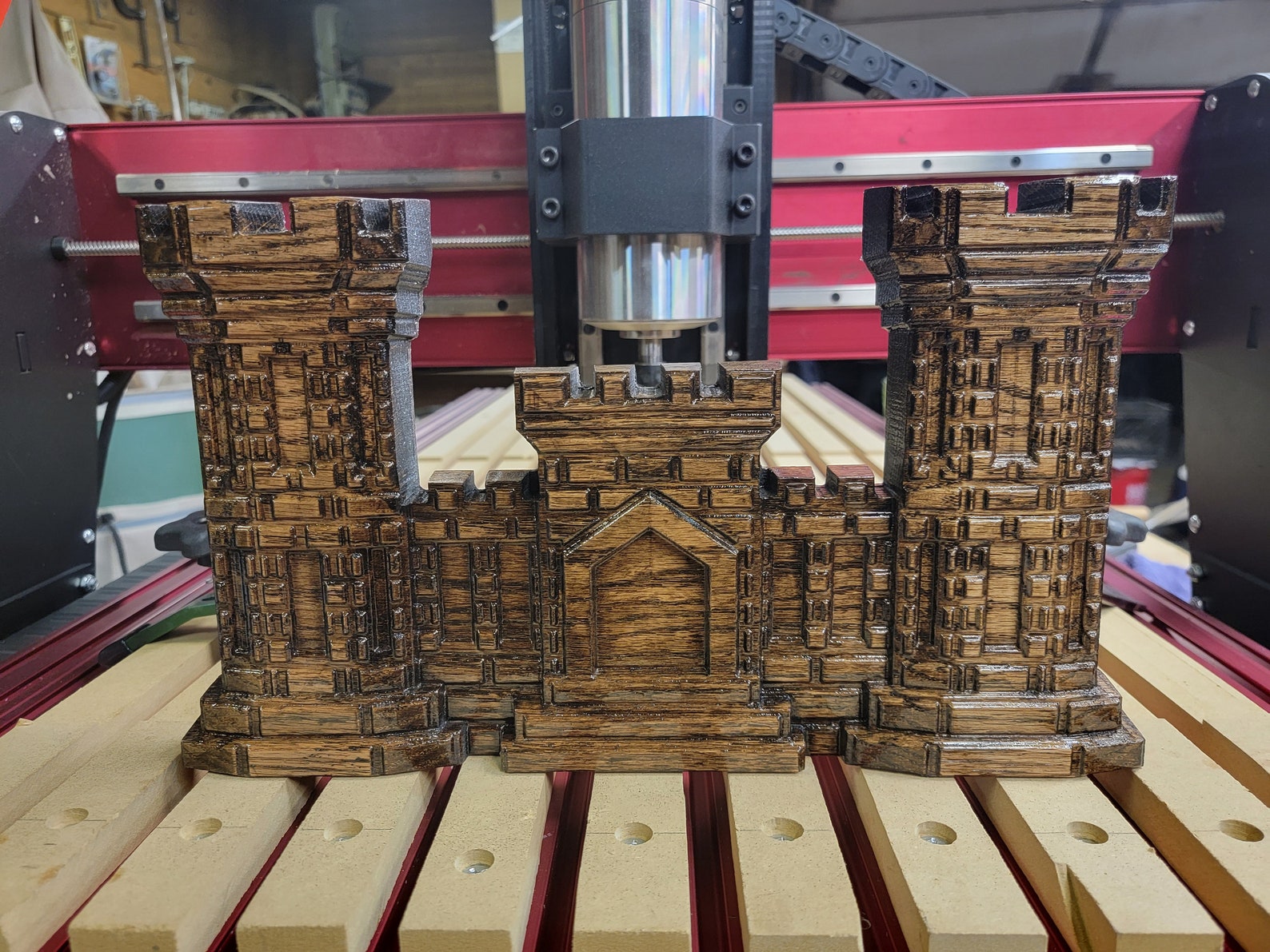 US Military Combat Engineer Castle 3d Carving - Etsy