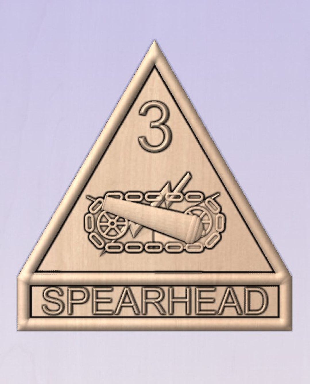 3rd Armored Division Spearhead 3D CNC File - Etsy
