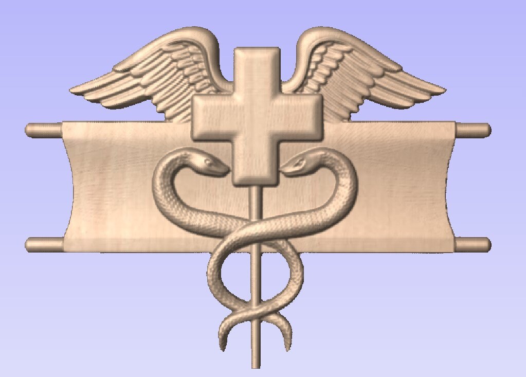 Combat Medical Badge, Expert Medical Badge CMB EMB 3D CNC Files ...