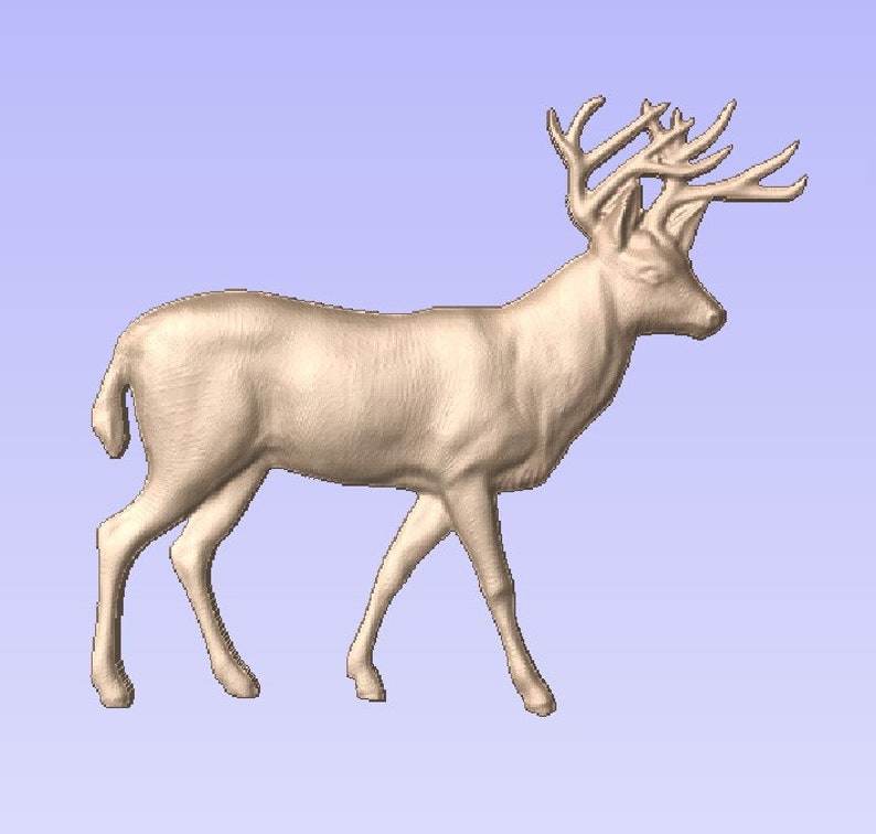 Whitetail Buck 3 Pack 3D CNC File - Etsy