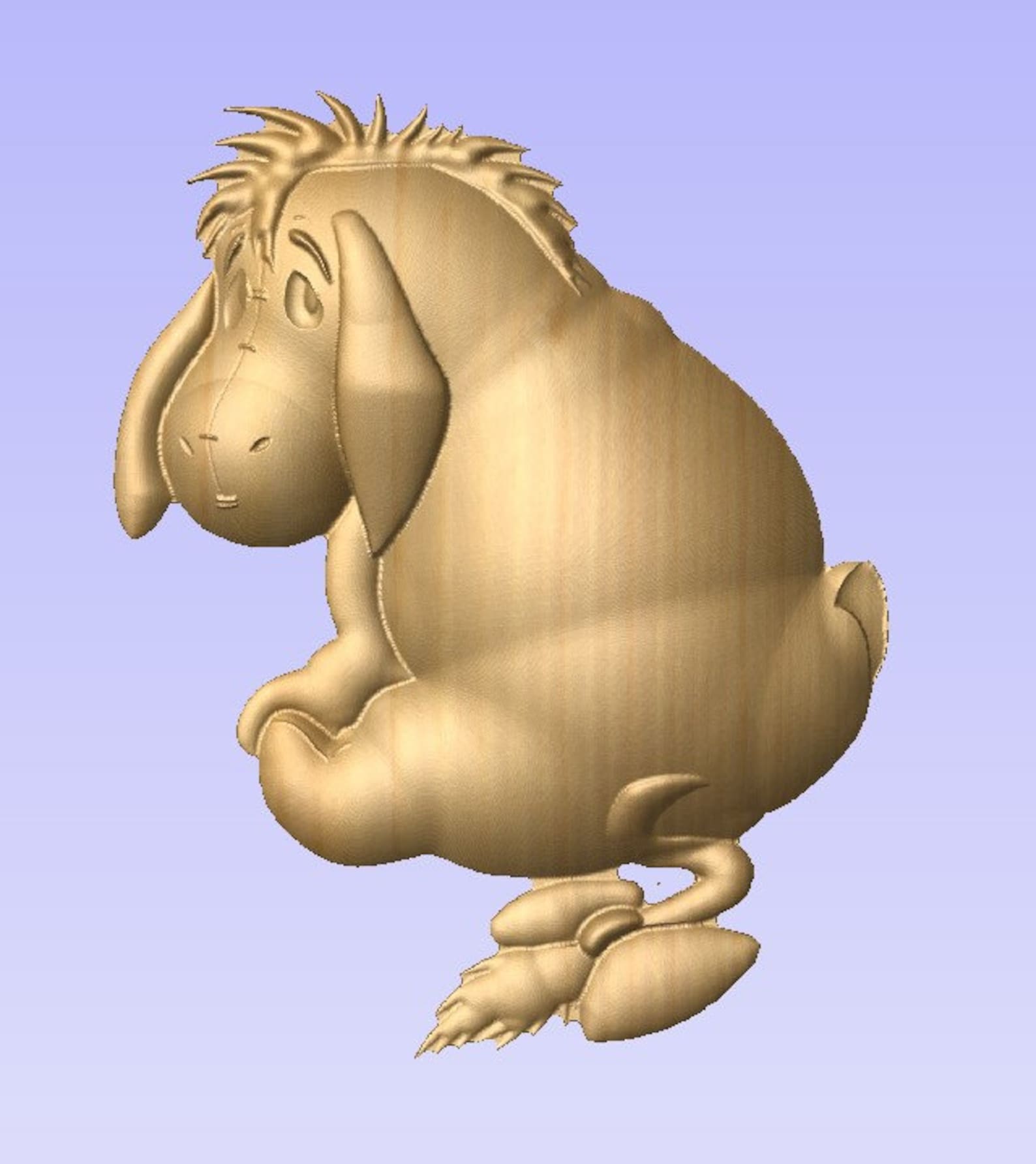 Eeyore 3D CNC File - Etsy