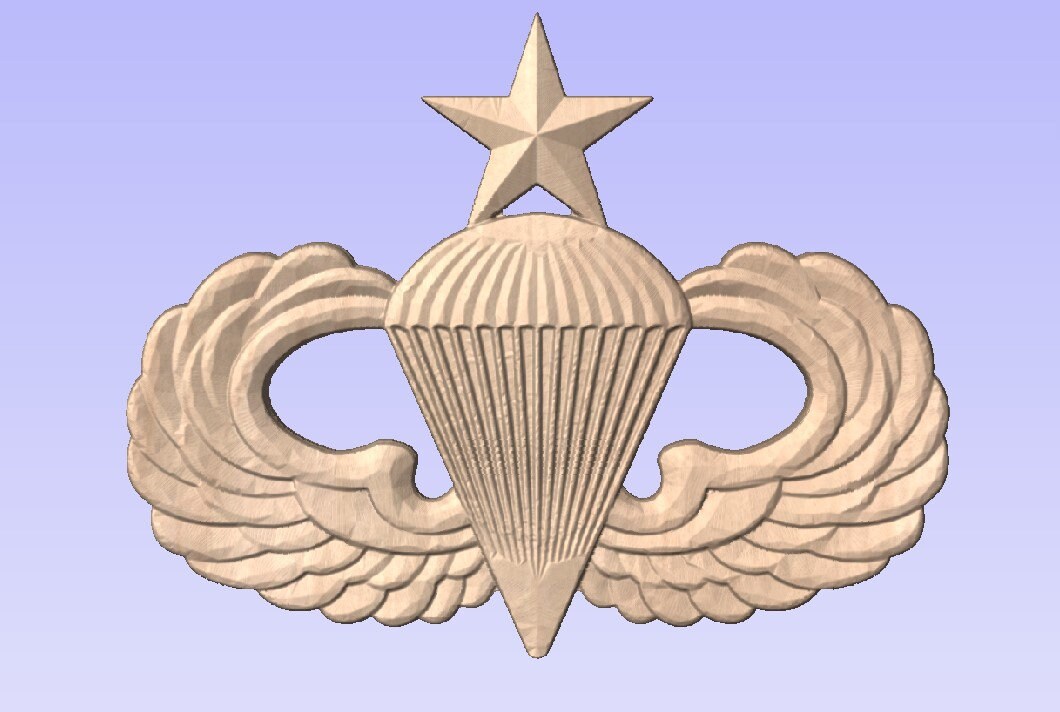 Set of Jump Wings 3D CNC File - Etsy