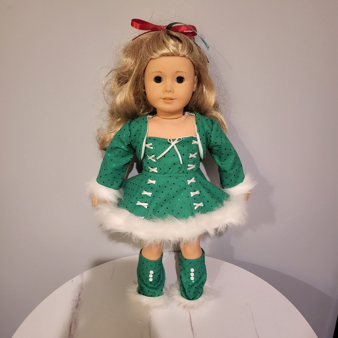 18 in Doll Clothes 3 Piece Set - Snow Angels - Green - Etsy