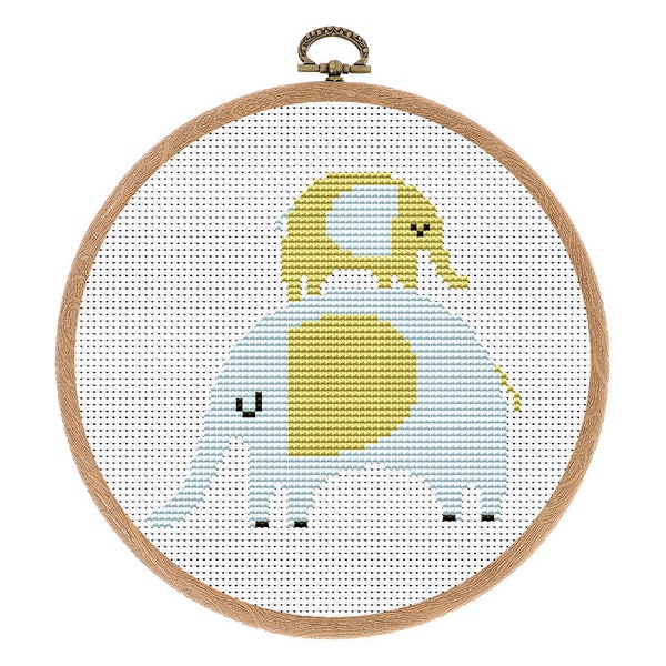 Elephant Mom and Baby Cross Stitch - Etsy