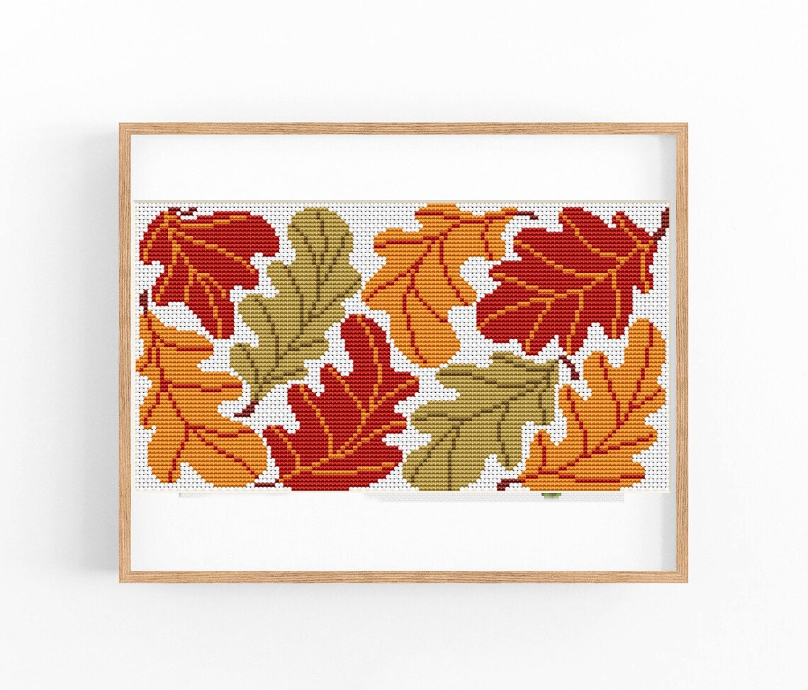 Fall Cross Stitch Pattern, Halloween, Fall Cross Stitch PDF ...