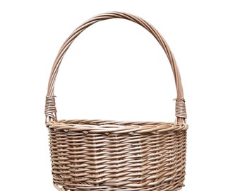 Vintage Wicker Easter Basket - Etsy
