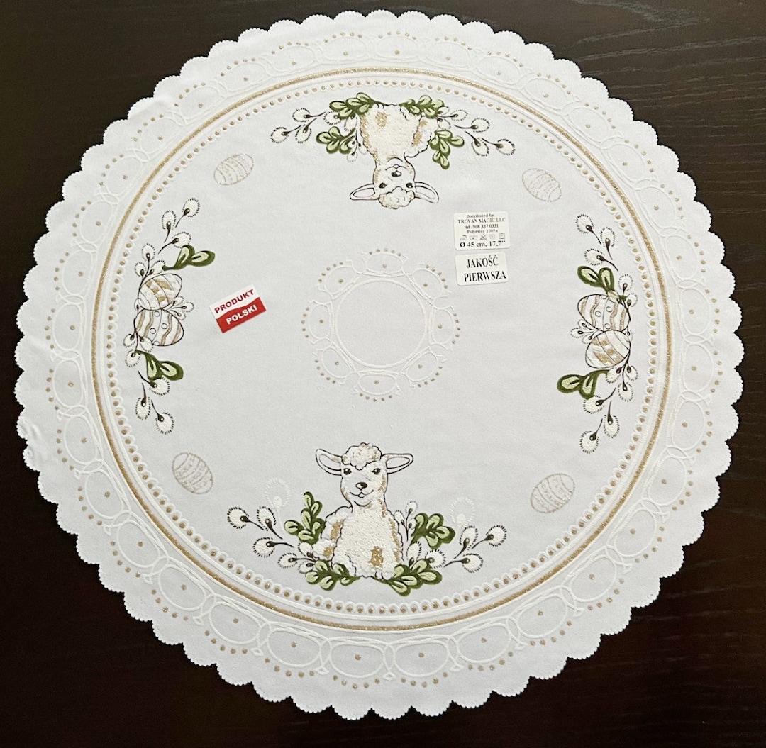 Polish Easter Doily, Easter Basket Cover, Serwetka Wielkanocna, Easter ...