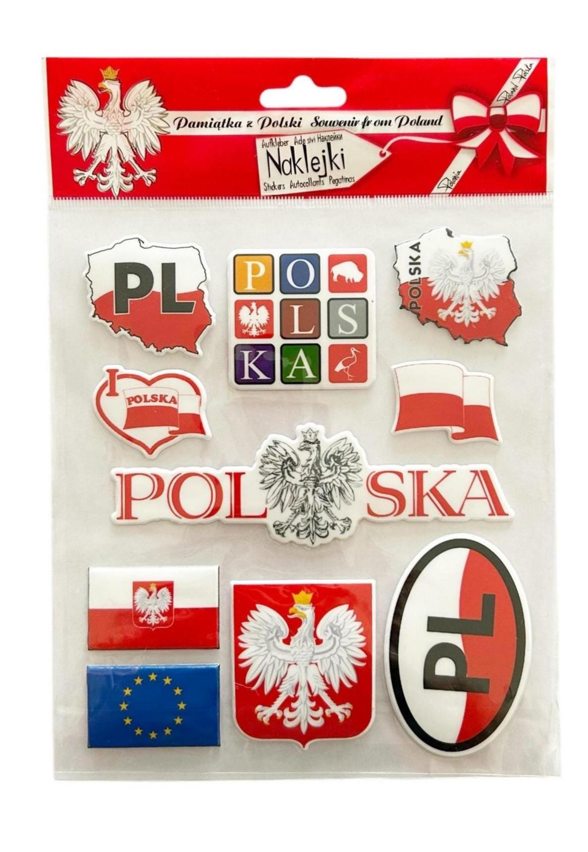 Poland Flag Stickers: Polish Pride Decals - 10 Piece Set - Etsy