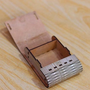 Lasercut Decorative Box Model Wooden Box Design 3 Mm DXF SVG Files - Etsy