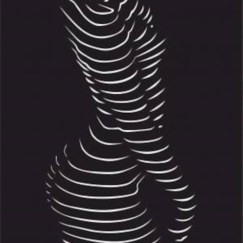 Lasercut Women Body Silhouette 3D Vector Wall Art SVG Ai DXF - Etsy