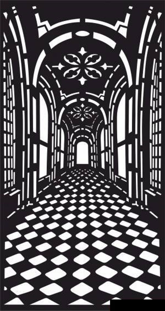 Decorative Panel 3d Wall Screen Pattern SVG Ai DXF CDR File | Etsy