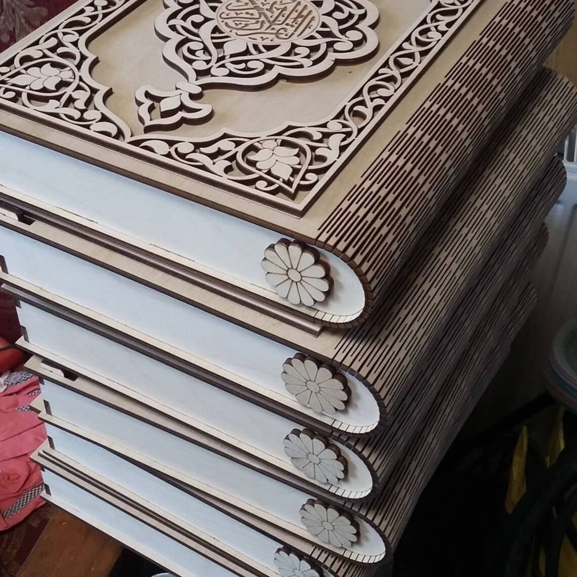 Laser Cut Quran Box Islamic Storage Book Box 4 Mm Special - Etsy