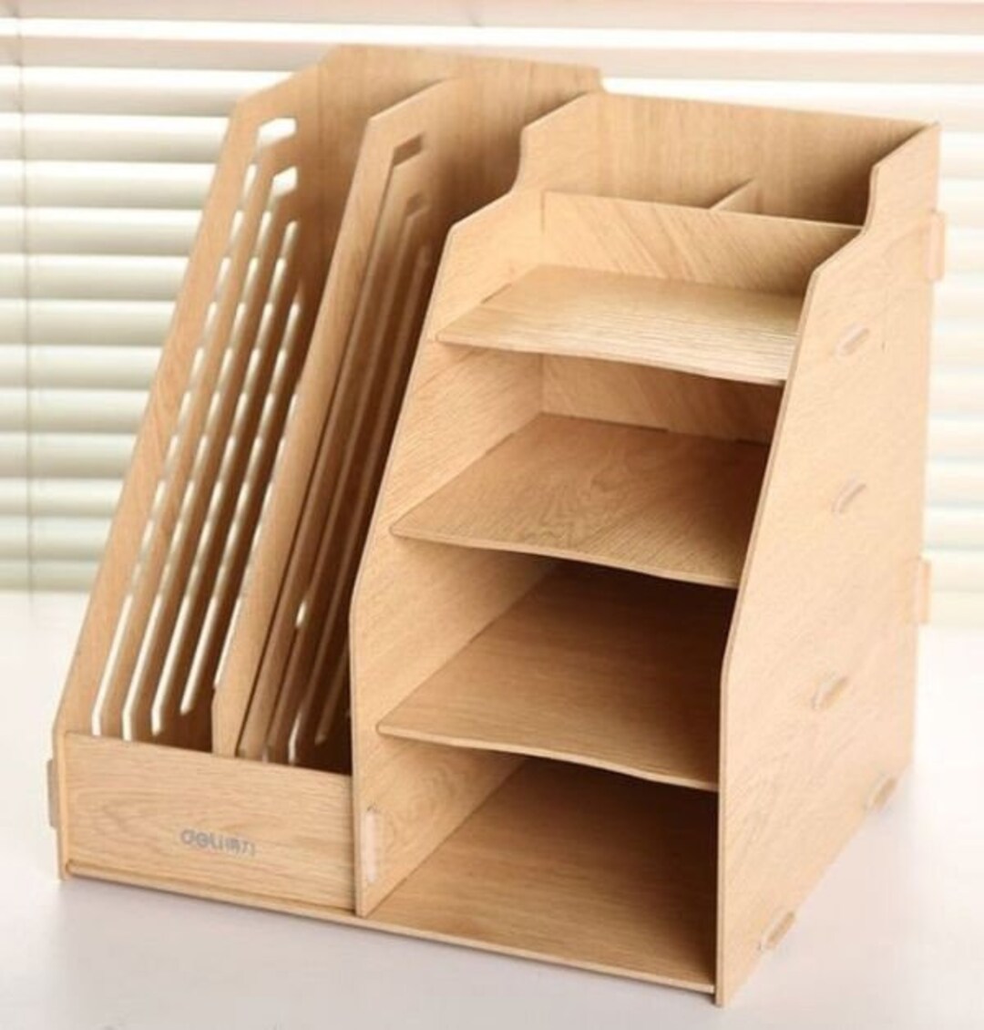 Laser Cut Wooden Desk Organizer With Shelf Storage Box 6 Mm DXF SVG ...