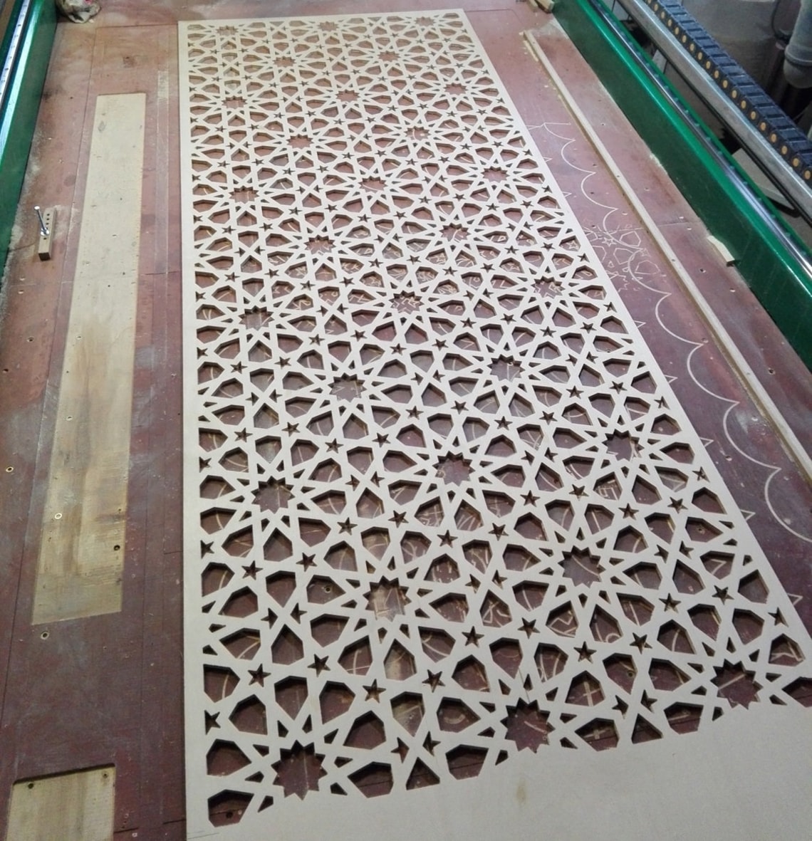 Geometric Panel Laser Cut File | Modern Wall Screen SVG DXF CDR Pdf ...