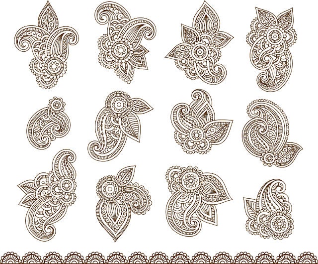 Paisley Henna Tattoo Designs